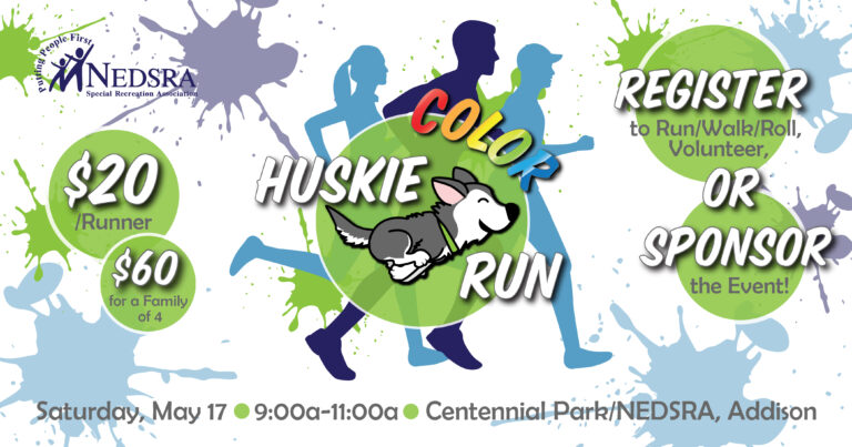 Huskie Color Run | Northeast DuPage Special Recreation Association